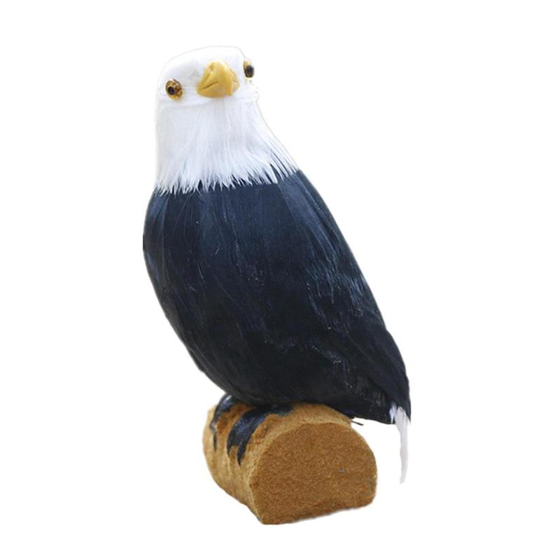 Realistic Feather Bird Eagle Figurines Fake Foam Bird for Summer ...