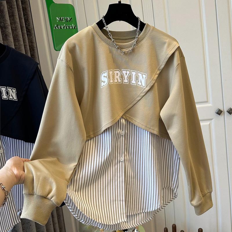 Hoodies Lengan Panjang Baju Wanita 150.00kg Saiz Lebih Besar - TikTok ...