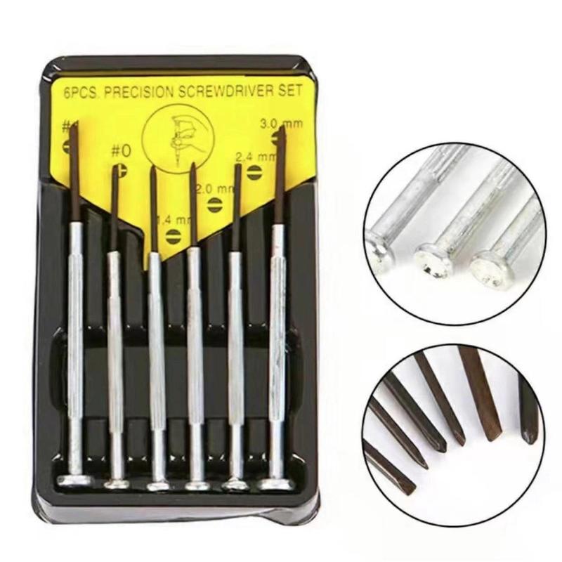 6Pcs Precision Mini Screwdriver Set Hand Tools For Watches/Glasses ...