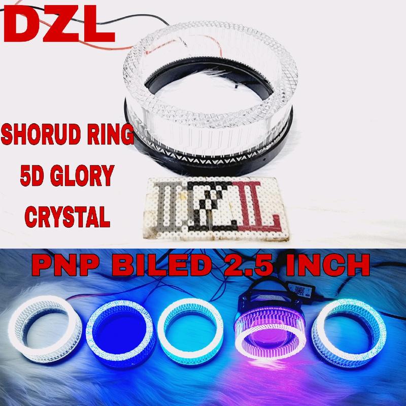 lampu shroud biled ring acrylic 5d glory crystal rgb pnp 2.5 inch app ...
