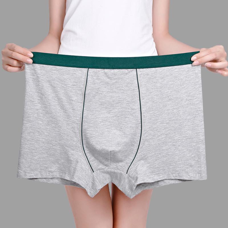 Men's Purified Cotton Underwear plus Size Fat Guy Boxers Breathable ...