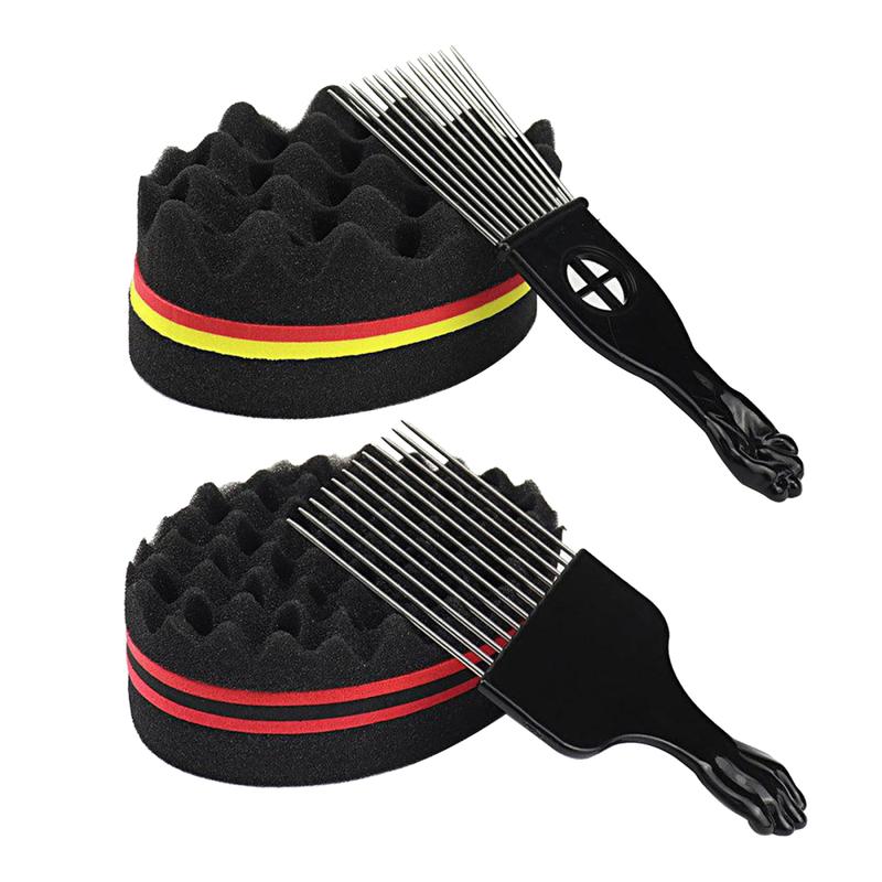 Wave Barber Hair Brush Sponge For Dreads Afro Locs Twist Cur - TikTok ...