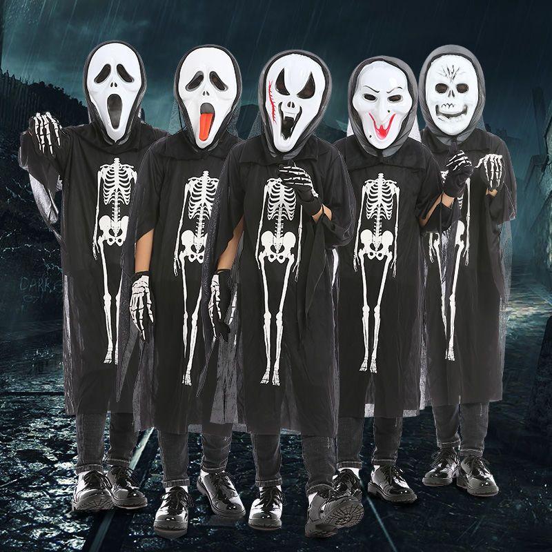 Kostum Hantu, untuk Kanak-kanak dan Dewasa, Tema Halloween, Vampire ...