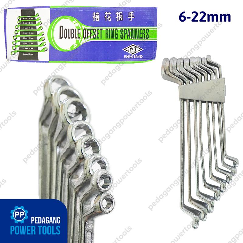 FUKUNG KUNCI RING SET 8 PCS 6 MM - 22 MM 8PCS 6-22MM - Shop | Tokopedia