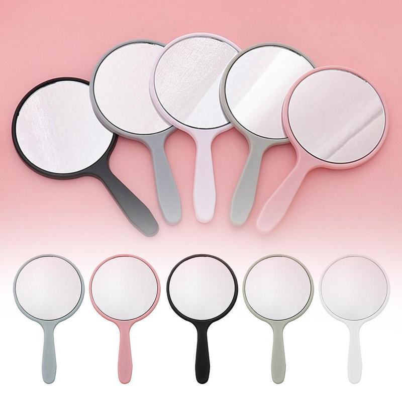 Hand Makeup Mirror Mini Plastic Vanity Mirror Beauty Tools H6W1 ...
