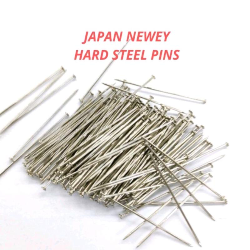 JAPAN HARD STEEL PIN Jarum Peniti Hijab Pin Dressmaker Pin Multipurpose ...