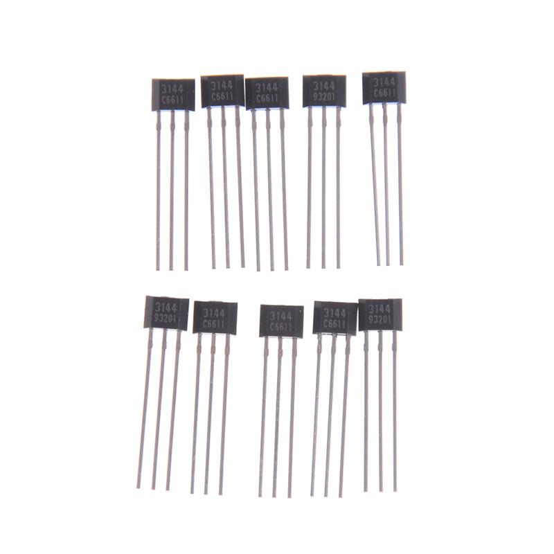 10pcs AH3144E OH3144 3144 Hall Effect Sensor Magnetic Detector - TikTok ...