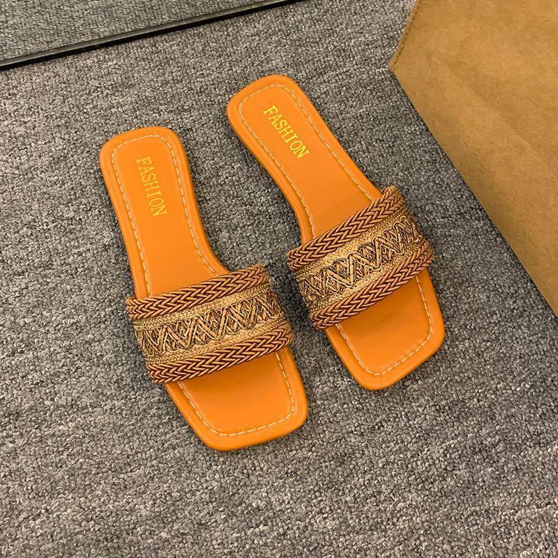 Selipar Pantai Tenunan, Fesyen, Untuk Wanita, Pakaian Luar Musim ...