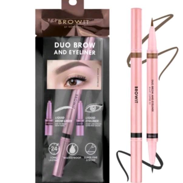 Browit duo Brow and eyeliner Browit by Nongchat Spidol Alis - Shop | Tokopedia