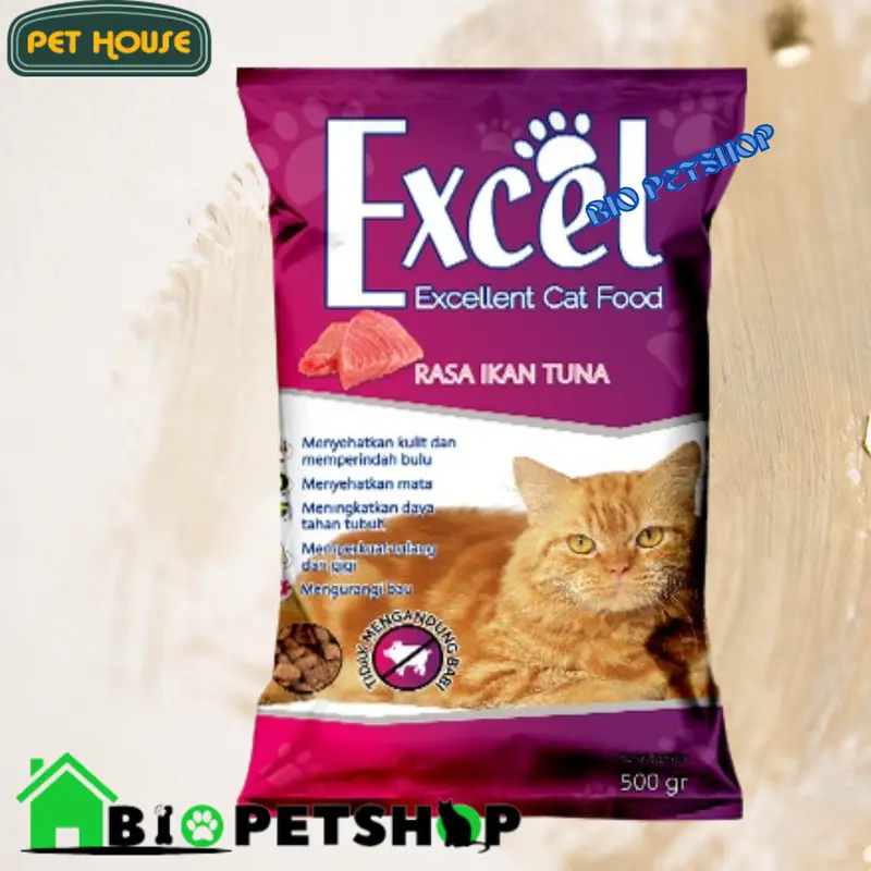 Makanan Kucing Excel Kibble Ikan - Shop | Tokopedia