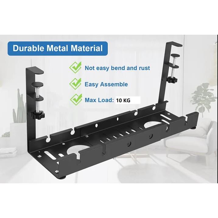 Smart Ergo Staineless Steel Extendable Cable Management Tray - TikTok ...