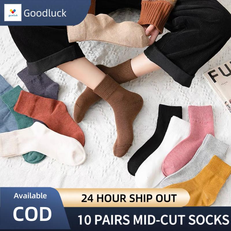 Goodluck 10 Pairs of POUCH Japanese Socks Mid Cut COTTON Soc - TikTok ...