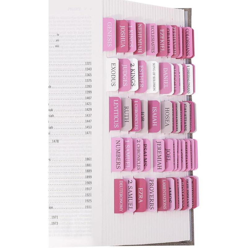 Pink Tabs for Women & Men, Laminated Tabs for Study , Boho - TikTok Shop