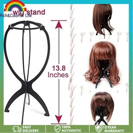 Cosplay Wig Stand Holder Plastic Barbershop Fashion Model Display ...