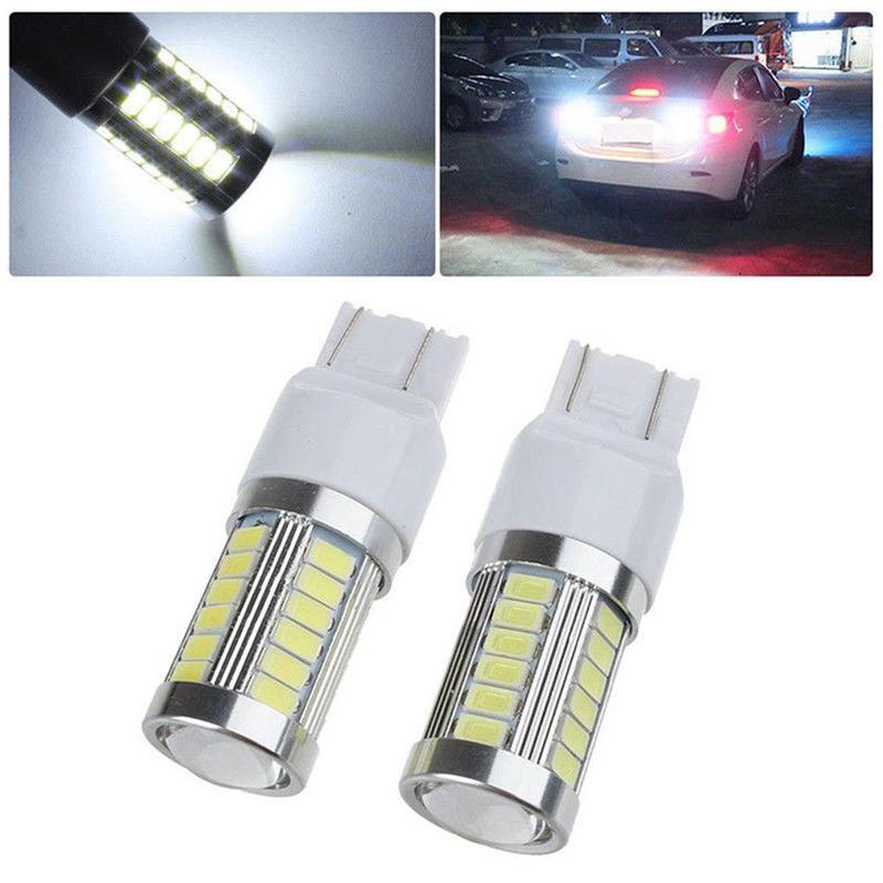 1Pcs T20 Light 7443 5630 5730 33SMD LED Car Brake Tail DRL Stop ...