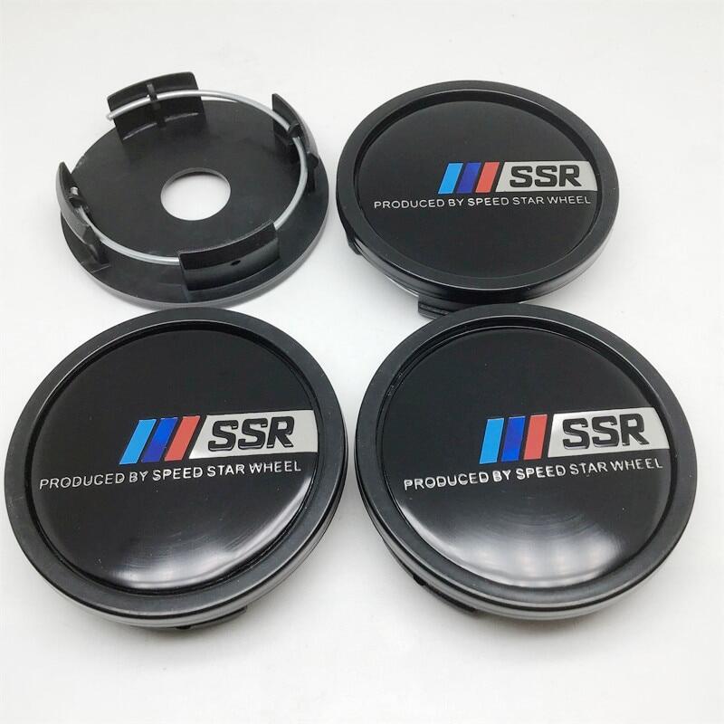 Nice car 4pcs 58mm 52mm For SSR Car Wheel Center Hub Cap Styling ...