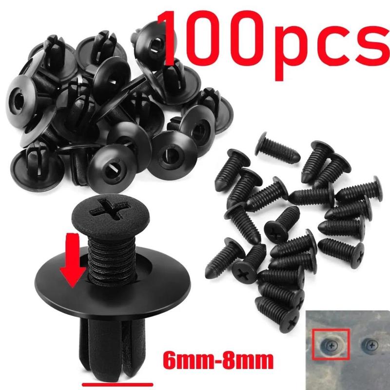 Pengikat Rivet Plastik, saiz 8mm, Skru Pengikat, Tersedia dalam ...