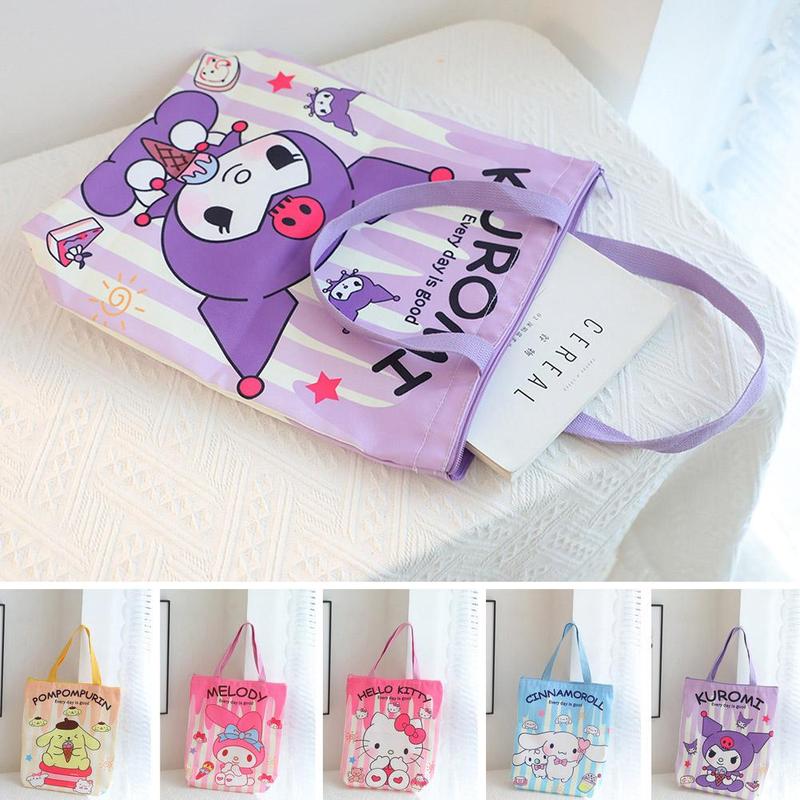 Beg Kanvas Comel Kartun manis dan semula jadi Satu Bahu Beg Tangan ...