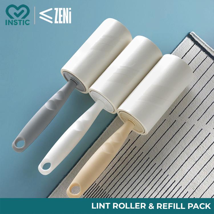 Lint Roller & Refill Pack | Sticker Roller Untuk Melekat Rambut & Habuk ...