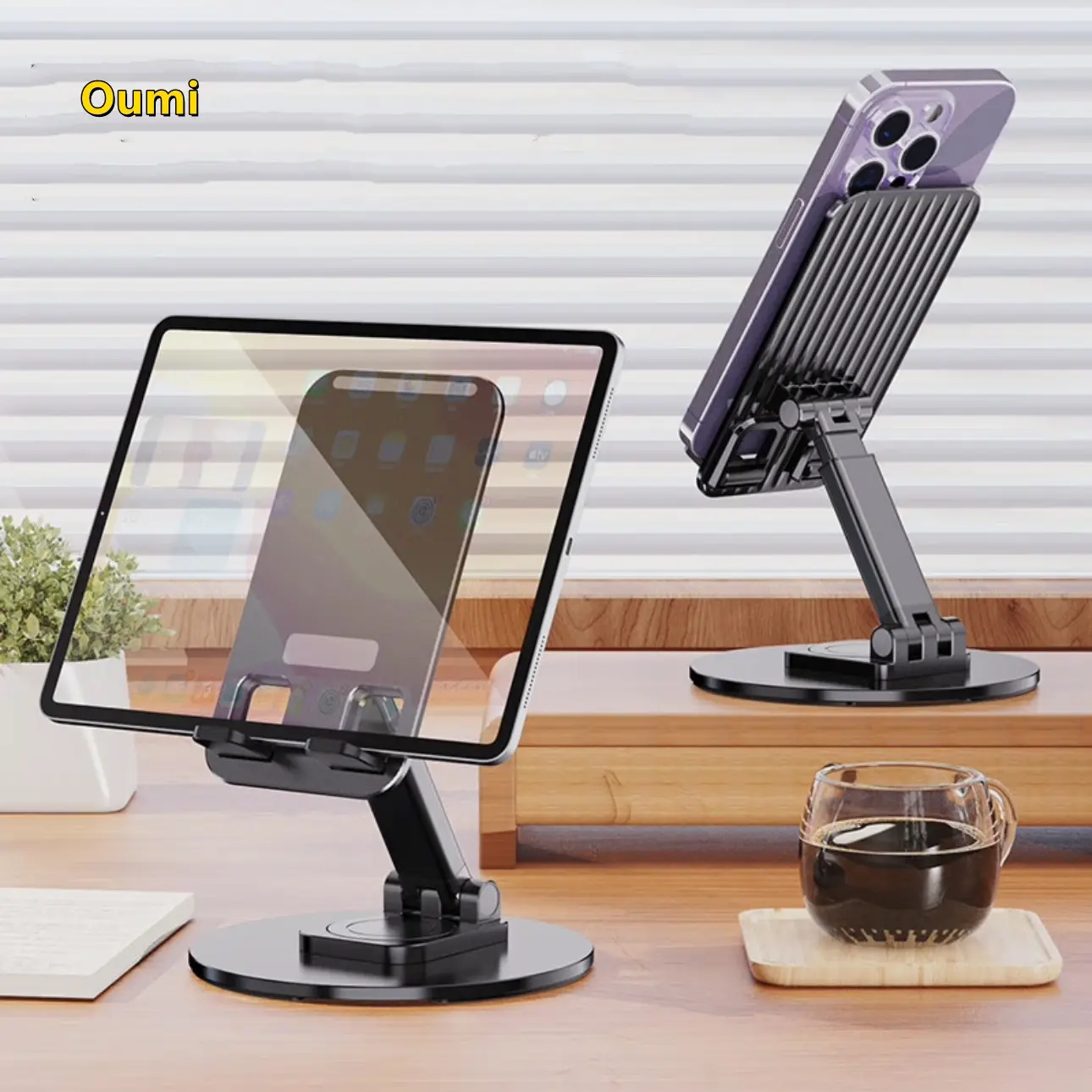 Oumi Metallic Phone Holder Tablet Stand Bracket Photocard Easel ...