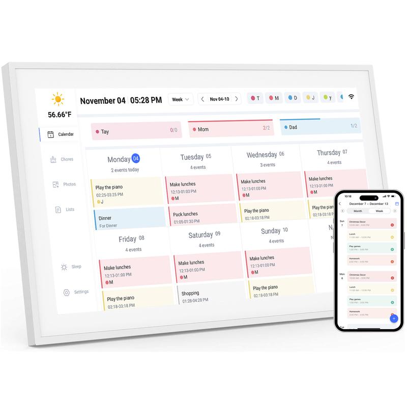 21.5 Inch Digital Calendar, Smart Digital Calendar Planner & - TikTok Shop