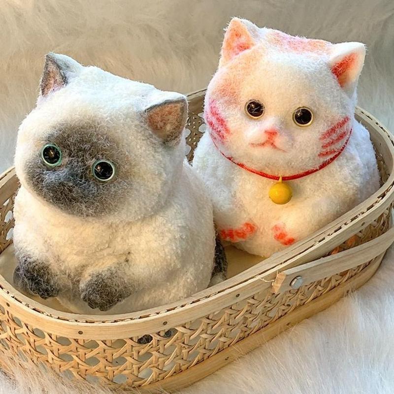 Funny Slow Rebound Big Cat Doll Squeeze Toy Animal Cartoon Simulation ...