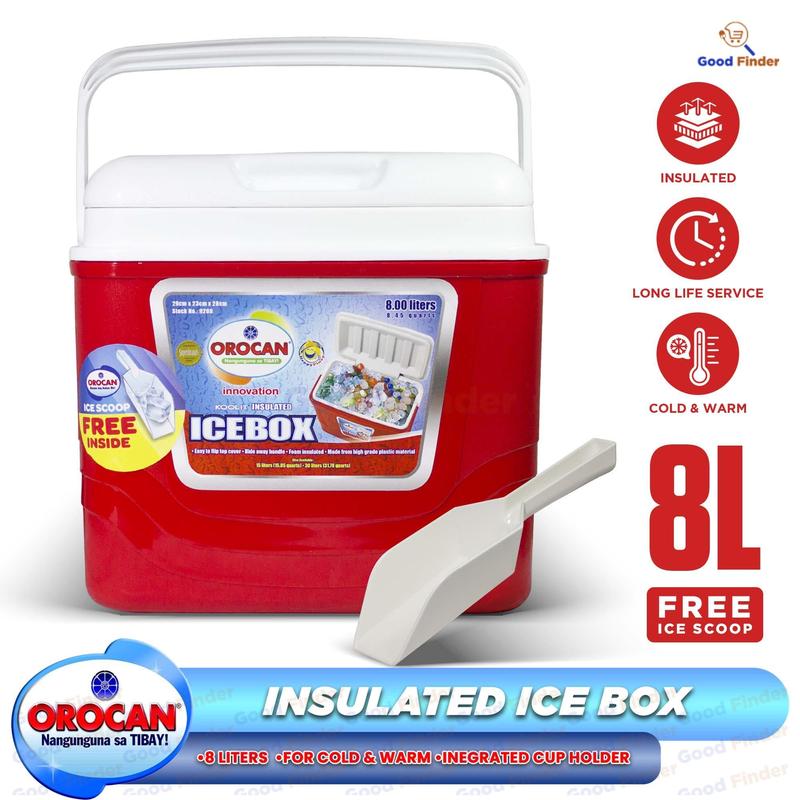 Orocan Icebox 8 Liters / 5 Liters Koolit Insulated Ice Box - TikTok ...