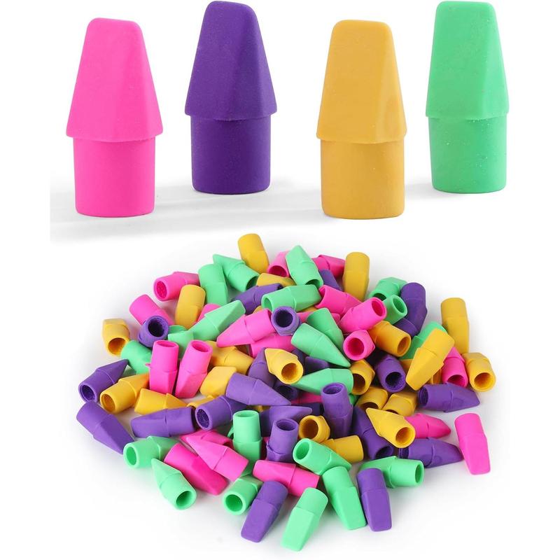 Erasers for cils, 120 Pack, cil Top Erasers, Eraser Caps, , Cap ...