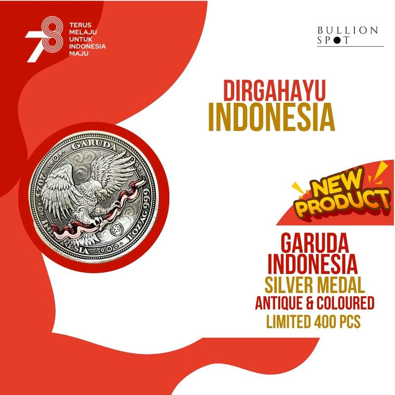 Bullionspot silver Garuda HUtlT RI 78 - Shop | Tokopedia