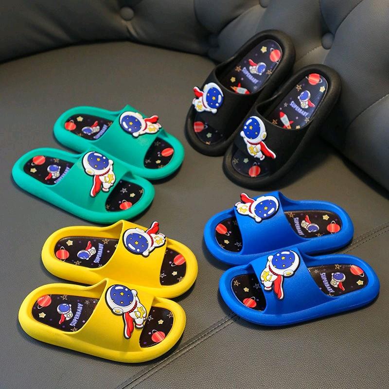 Kids Slipper Flying Astronaut Boy Slipper 2023 selipar baby shark ...