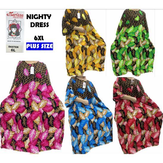 6XL NIGHTY Baju Tidur Batik /Gaun Nighty Dress Batik Perempuan - TikTok ...