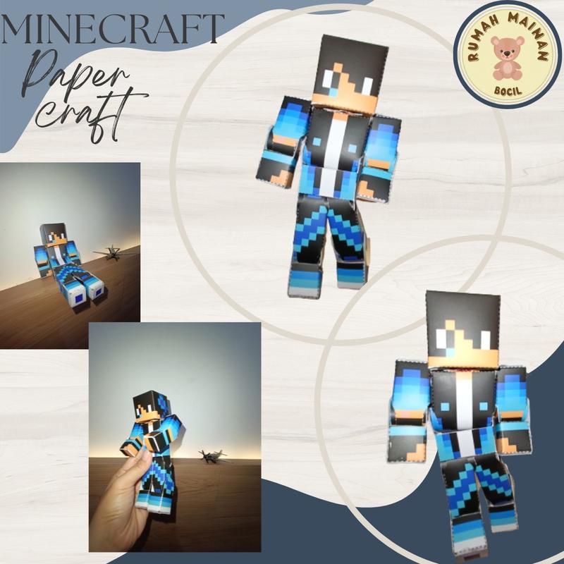 PAPER CRAFT PAPERCRAFT MINECRAFT SKIN MINECRAFT MAINAN KERTAS - Shop ...