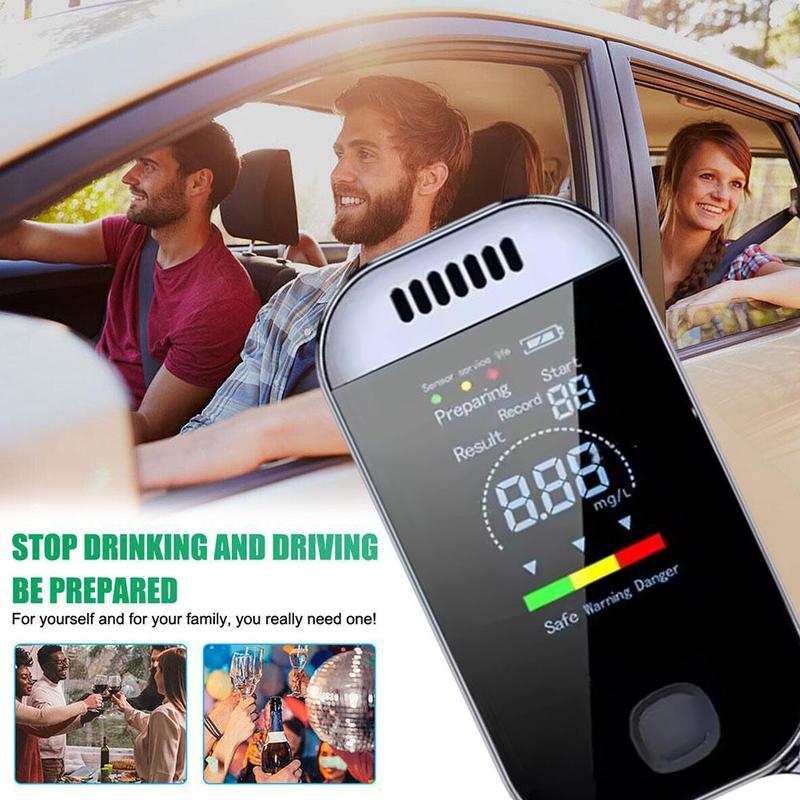 Car Mounted Alcohol Tester Mini Portable Alcohol Tester Blowing ...