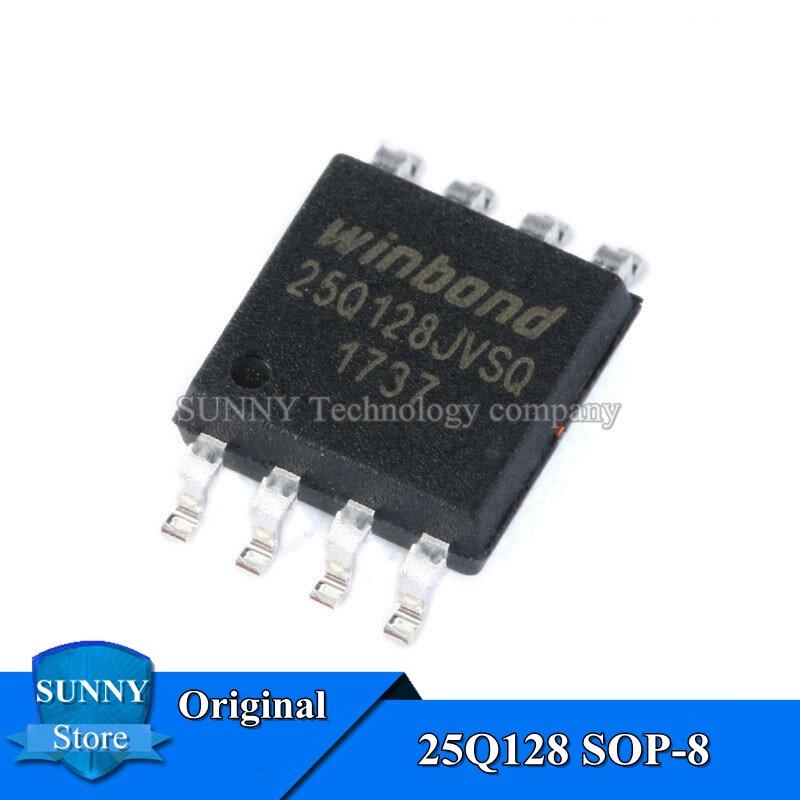 2Pcs Original 25Q128 SOP-8 25Q128JVSQ W25Q128JVSSIQ SOP8 128Mbit ...