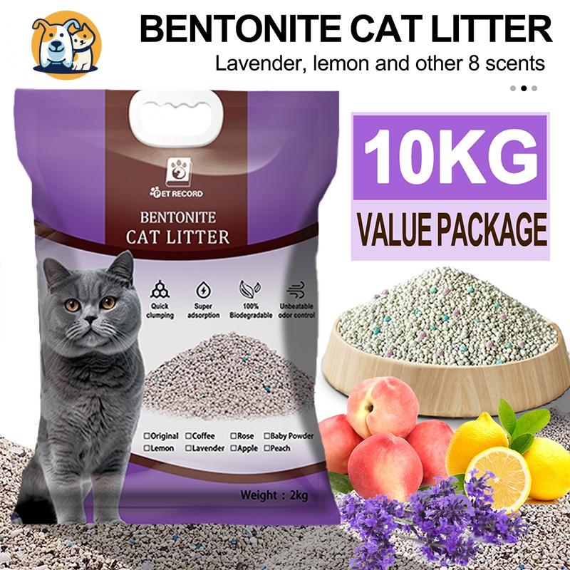 10KG Bentonite Cat Litter Sand - 8 Scents - Deodorized - Lemon - TikTok ...