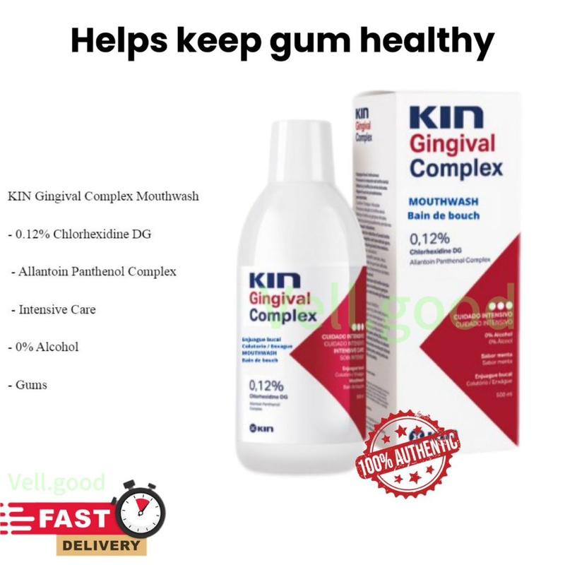 KIN GINGIVAL COMPLEX 0.12% MOUTHWASH 250ML - EXP12/2025 - TikTok Shop ...