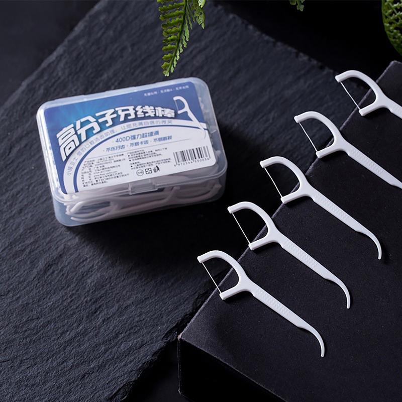 Dental Floss Teeth Stick Toot hpicks Floss Pick Oral Daily Flosser ...