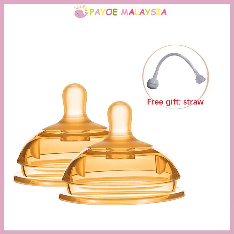 Pacifier Wide Neck Baby Bottle Replace Nipple Free Straw (Can use For ...