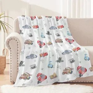 Soft Funny Throw Blanket Contemporary Cheshire Cat Flannel All Season ...