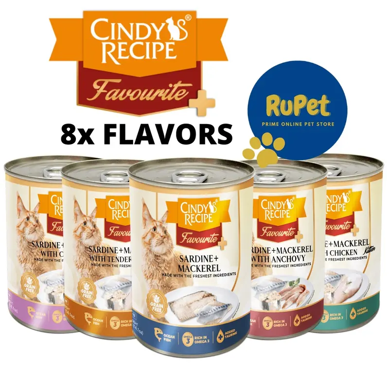 Cindy's Recipe Favourite PLUS Wet Canned Cat Food - 400g - TikTok Shop ...