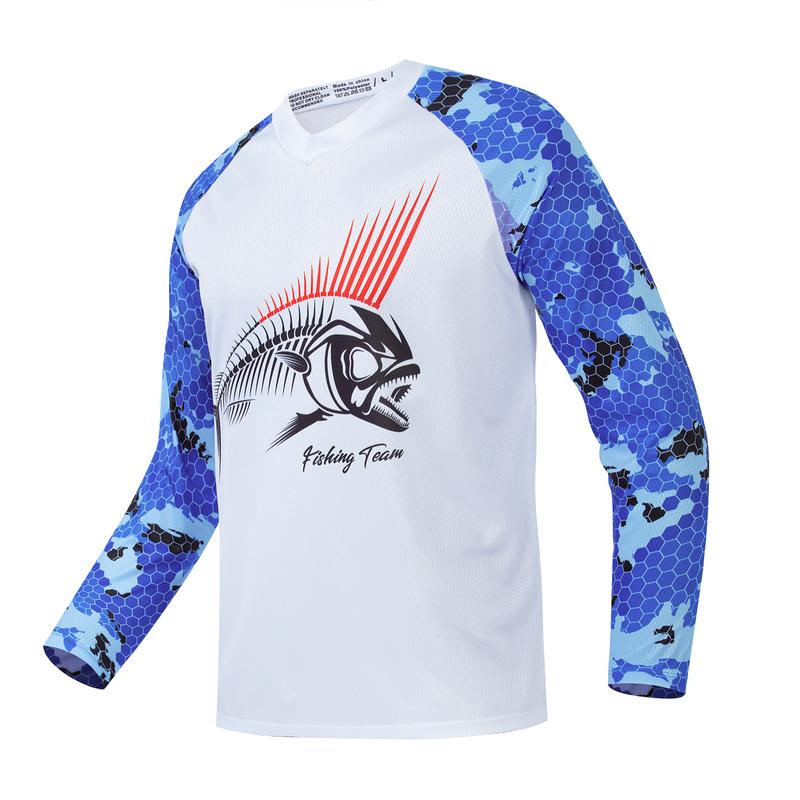Baju Memancing, Jersi Lengan Panjang Musim Panas Luaran Lelaki ...