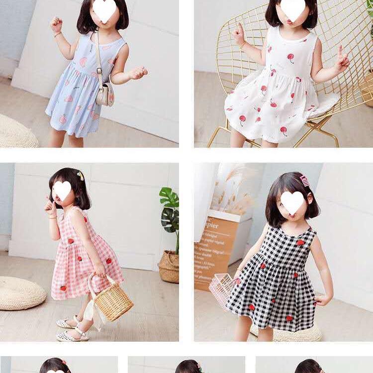 (1Y-6Y) COMBO 3 pasang Gaun budak perempuan Flowers Dress budak ...