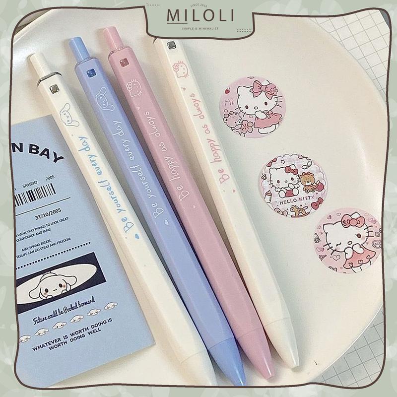 [MILOLI] 1Pcs GEL PEN CARTOON CINNAMON HELLO KITTY 0,5mm Pen Cartoon ...