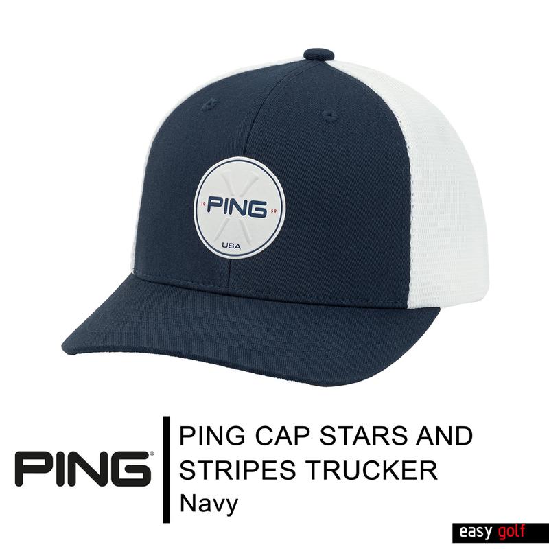 PING CAP STARS AND STRIPES TRUCKER LIMITED PING CAP MEN หมวกกอล์ฟ ...