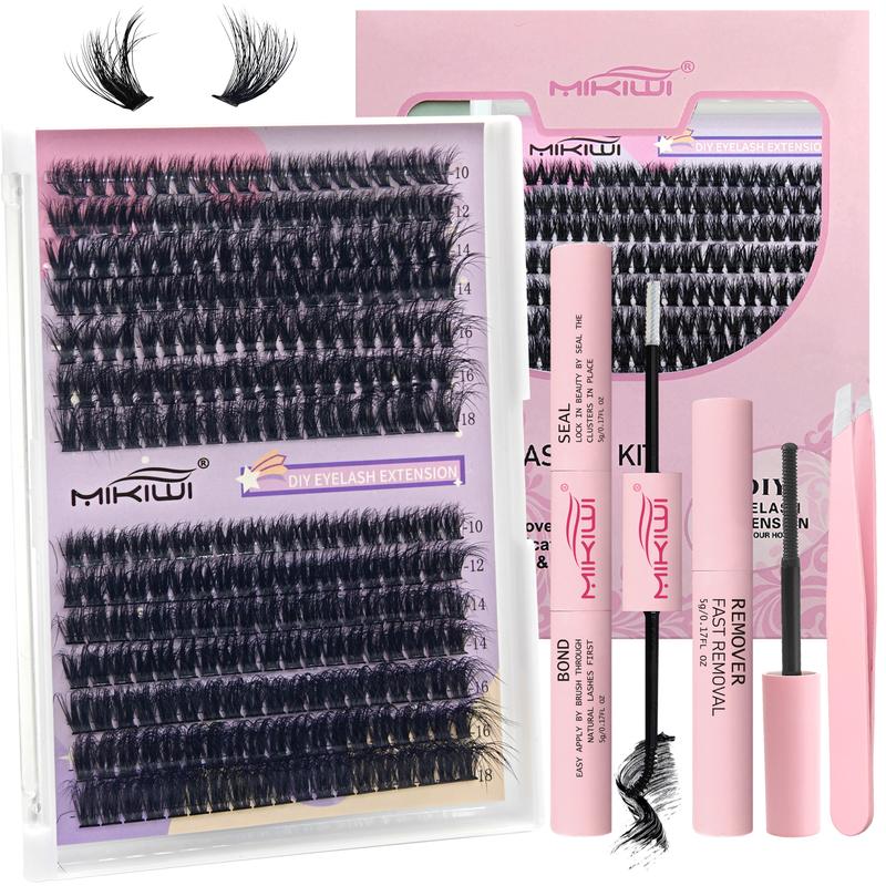 Fluffy Lashes Clusters Extension Kit 60D+80D Volume Clusters - TikTok Shop
