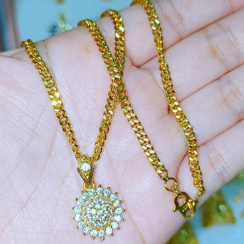 RANTAI MATAHARI Metal Coating Female - TikTok Shop Malaysia