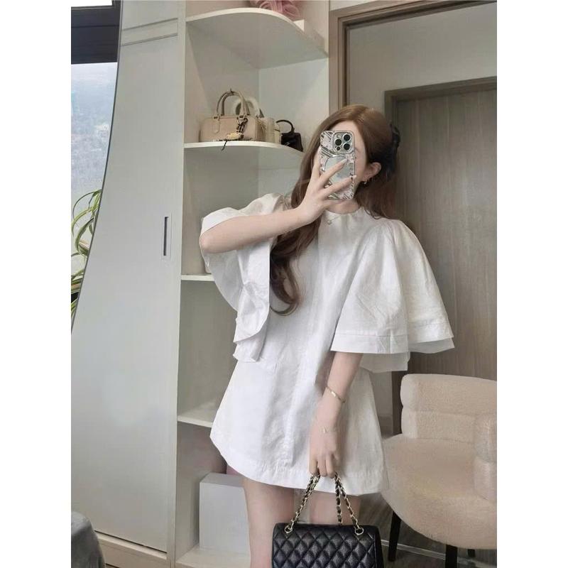 [Kèm quần bảo hộ] Váy tay bồng cánh rơi cách điệu dáng suông - TikTok ...