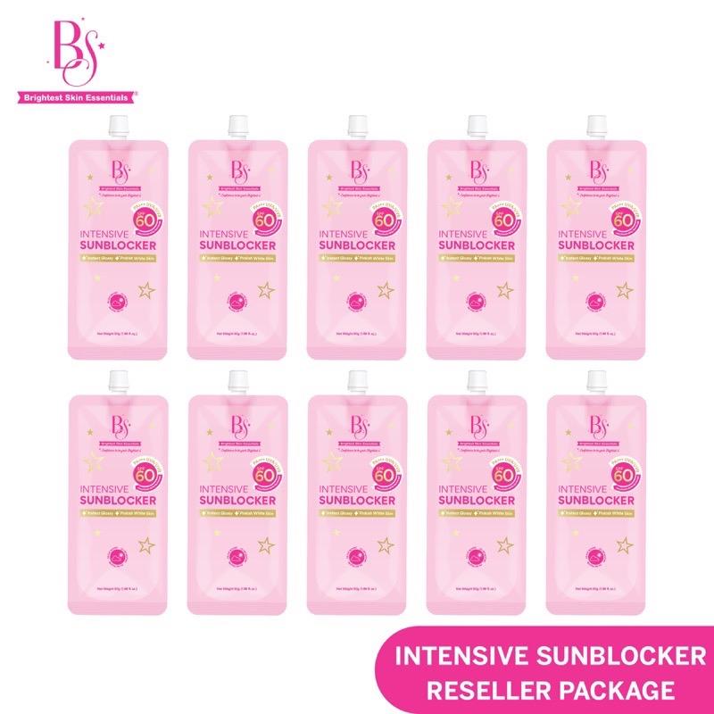 10PCS BRIGHTEST SKIN INTENSIVE SUNBLOCKER SPF60 Sunscreen - TikTok Shop ...
