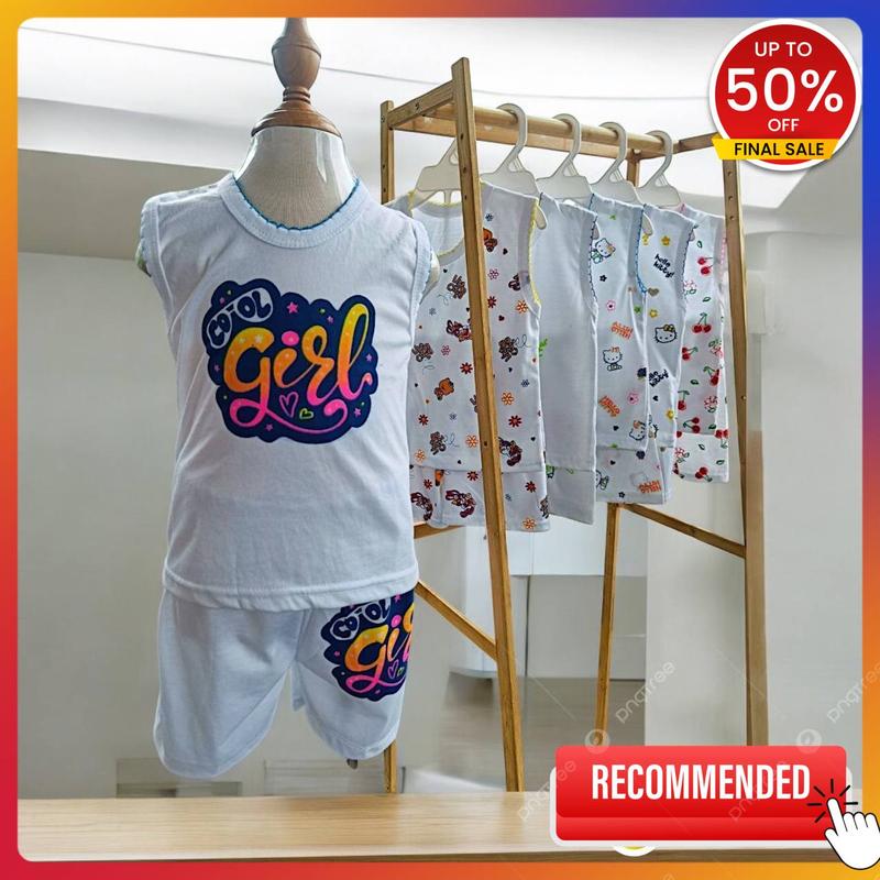 6 Pairs Terno Sando For Girls Newborn to Toddler Soft & Comfortable ...