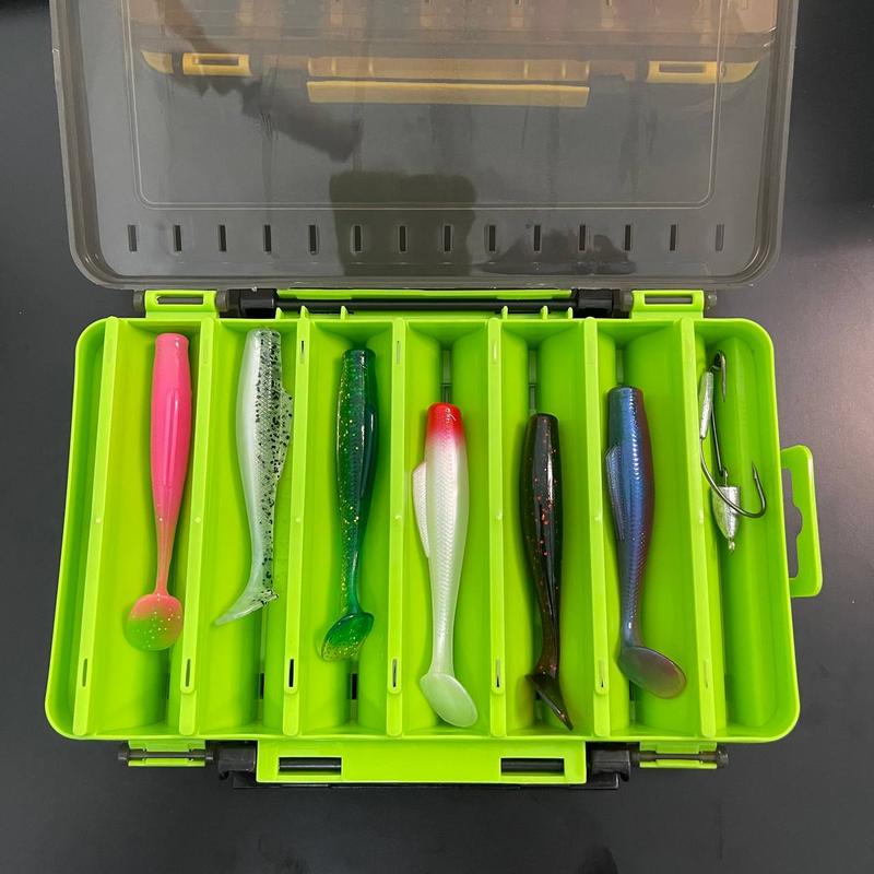 SET COMBO 89 FISHING ITEMS Box Plastic Soft Plastic 8cm SP haruan ...